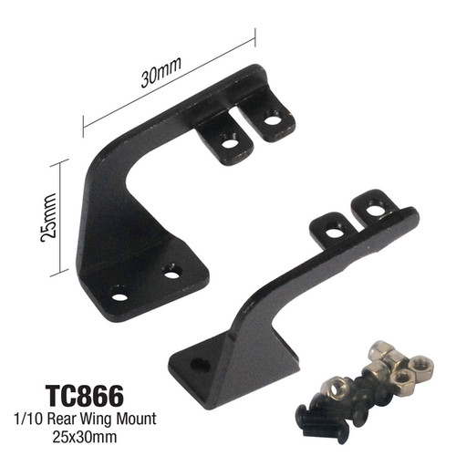 TC866 1/10 Rear Wing Mount, 25x30mm | TeamC Racing