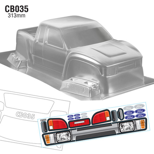CB035 1/10 Crawler Body, 313mm | TeamC Racing