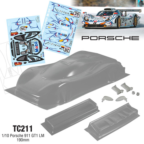 TC211 1/10 Porsche 911 GT1 LM (190mm) | TeamC Racing