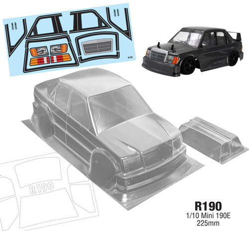 R190 1/10 Mini 190E, 225mm | TeamC Racing