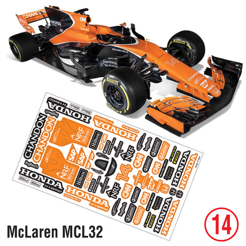F1 Sticker McLaren MCL32 | TeamC Racing