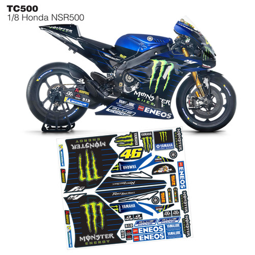 TC500 1/8 Honda NSR500 Sticker | TeamC Racing