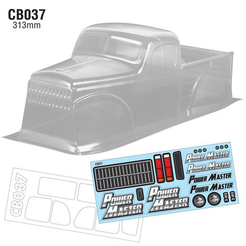 CB037 1/10 Crawler Body, 313mm | TeamC Racing
