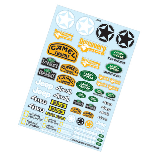 TC915 1/10 Crawler Sticker, A4 | TeamC Racing
