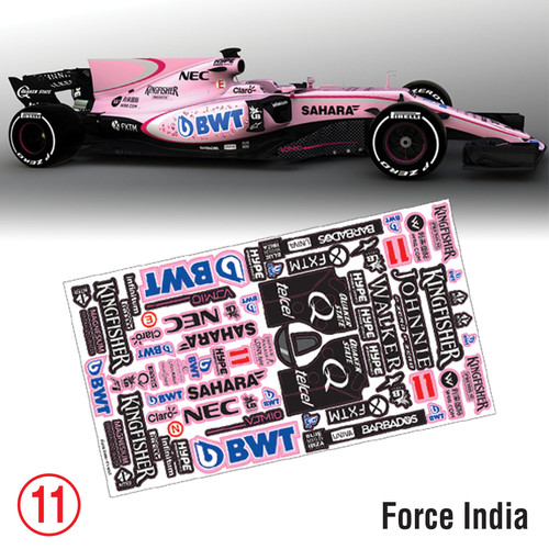 F1 Sticker Force India | TeamC Racing
