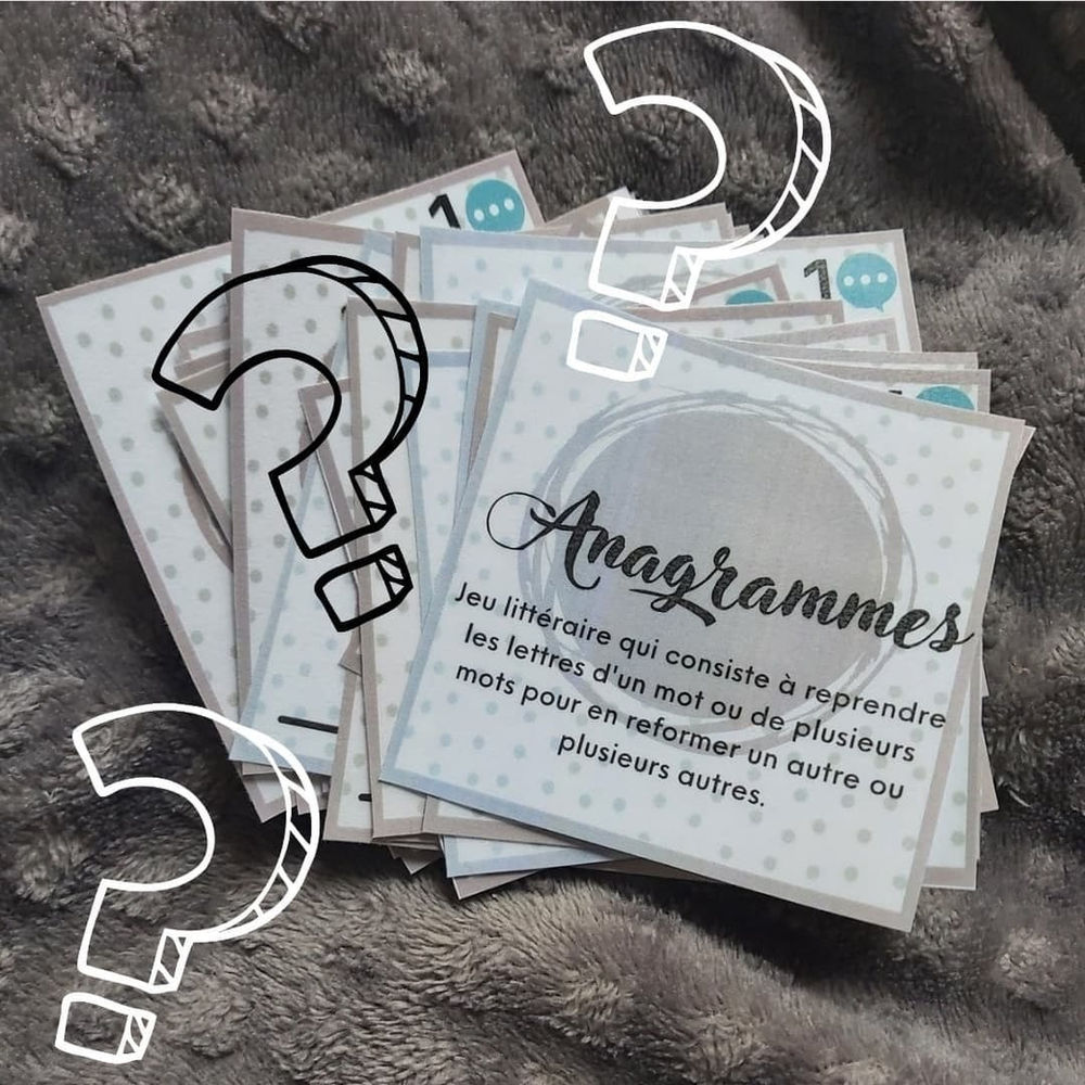Des anagrammes pour travailler le vocabulaire