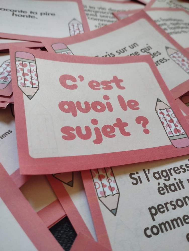 C'est quoi le sujet