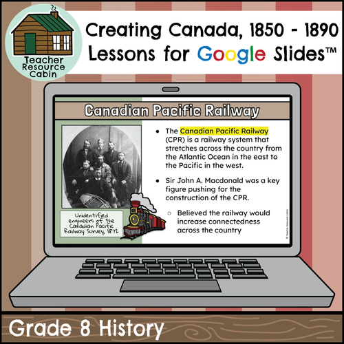 Creating Canada 1850-1890 for Google Slides™ (Grade 8 History ...