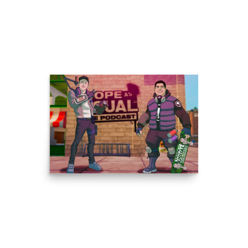 Fortnite Style Poster | DOPE AS USUAL
