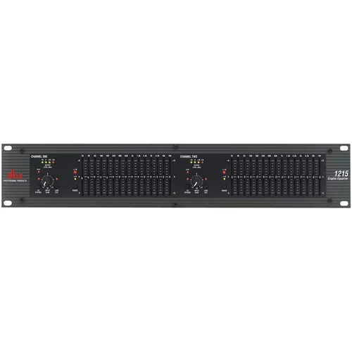 DBX 1215 Dual Channel 15-Band Equalizer Rack Mount | musicdoctor.com.au