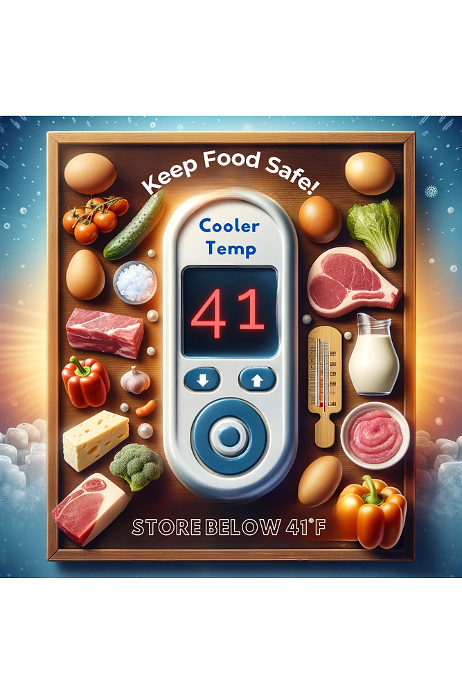 Why is 41F the required temperature for coolers?