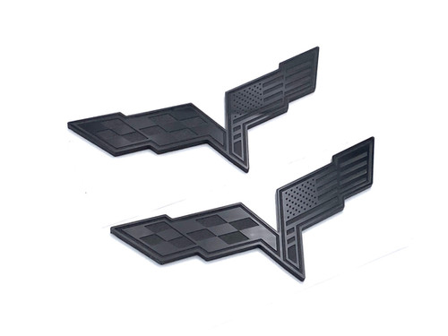 C6 Corvette Flag Pair - US Flag | 0fx2gv