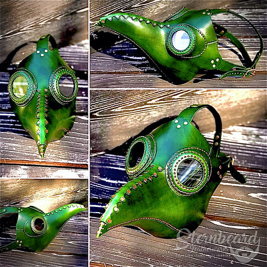 Leather Plague Doctor Mask Pattern