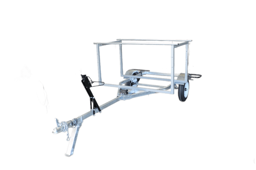 Right-On Ruff-Sport Dolly Trailer Pro w/Box Rack | Bare Naked Kayaks