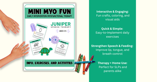 Mini Myo Fun: Early Intervention Myofunctional Therapy | Juniper Speech