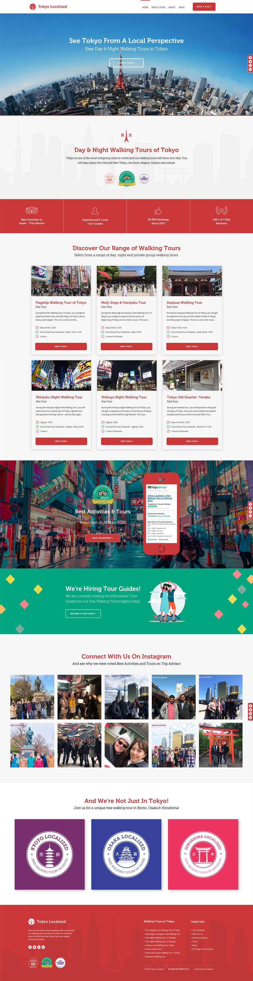 TOKYO LOCALIZED | Hausman Graphics - Web Designer | Glasgow