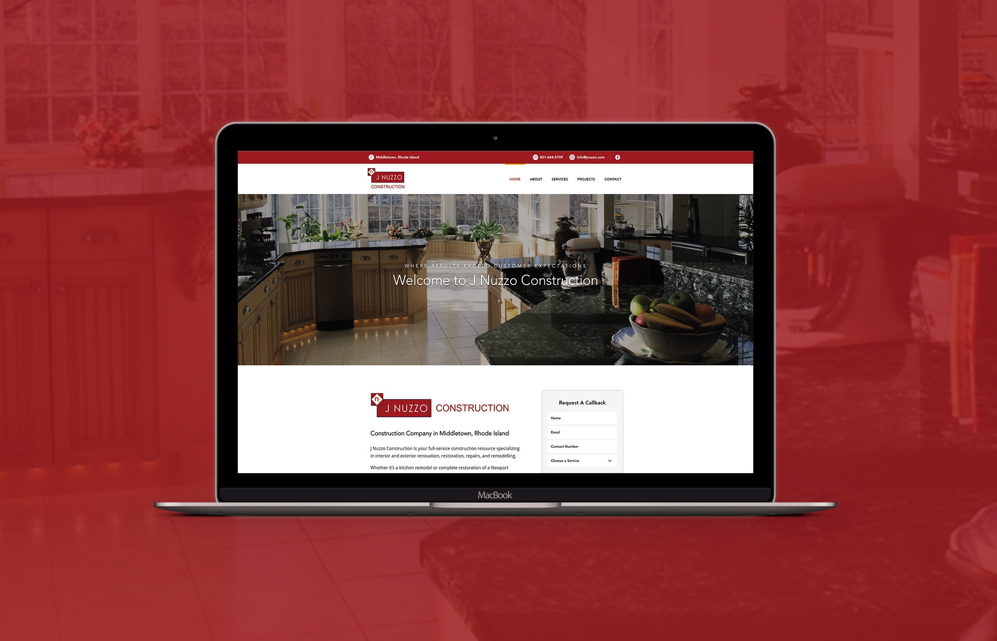 J NUZZO CONSTRUCTION | Hausman Graphics - Web Designer | Glasgow