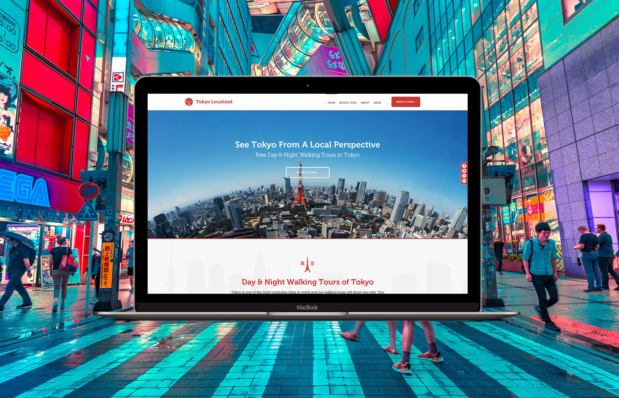 TOKYO LOCALIZED | Hausman Graphics - Web Designer | Glasgow