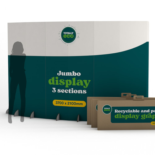 Jumbo display (3 sections) | Totally eco Displays