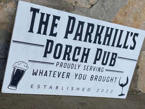 Bar Sign | thecraftroom