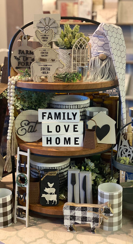 Farmhouse Kitchen Tray Set | thecraftroom