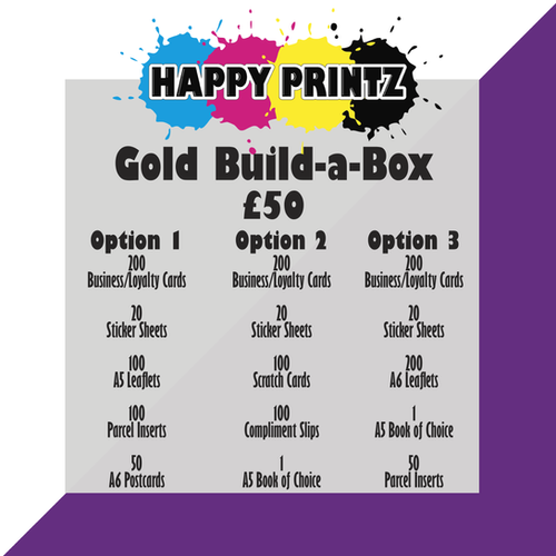 Build-a-Box - Gold | Happy Printz Main