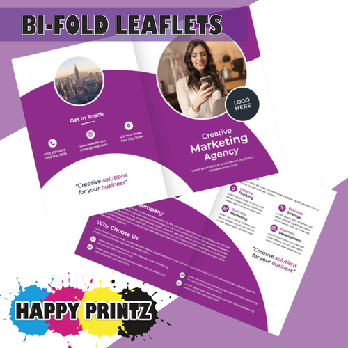 Bi-Fold Leaflets | Happy Printz Main