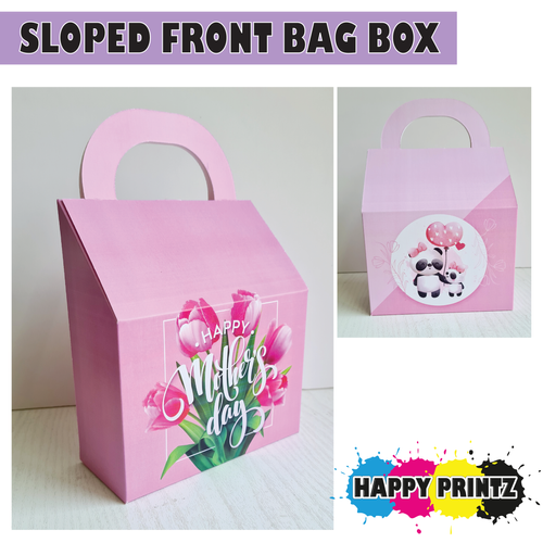 Sloped Front Bag Box | Happy Printz Main