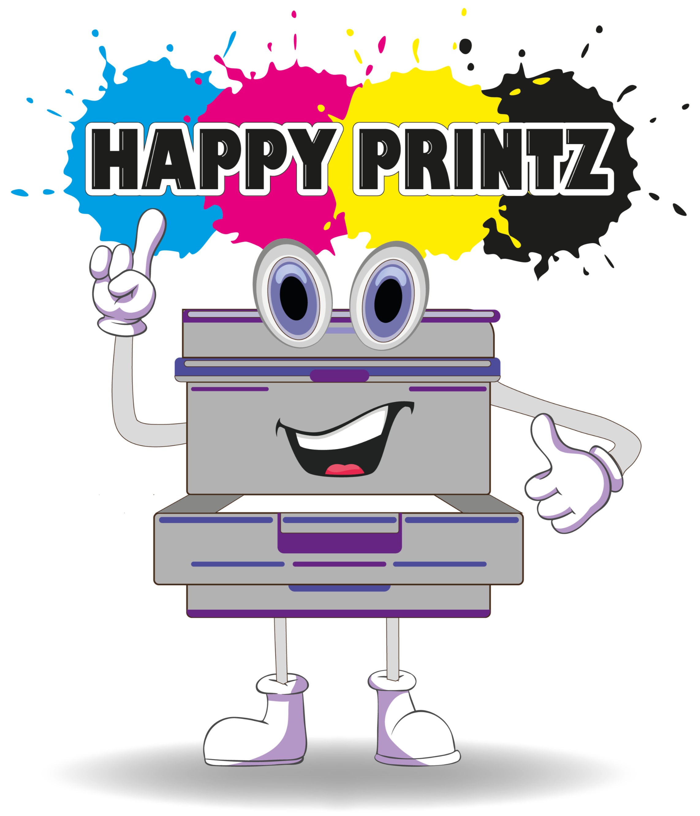 Happy Printer Clipart