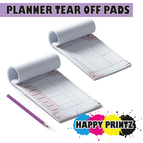 Planner Tear off Pad | Happy Printz Main