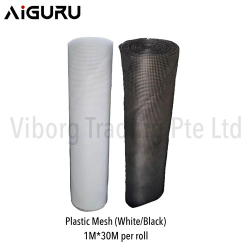 Aiguru Black/White Plastic Mesh Roll | Viborg Trading