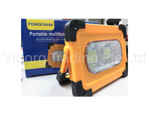 LED Floor Light - Power Bank Portable Multifunctional Spotlight 80W ...