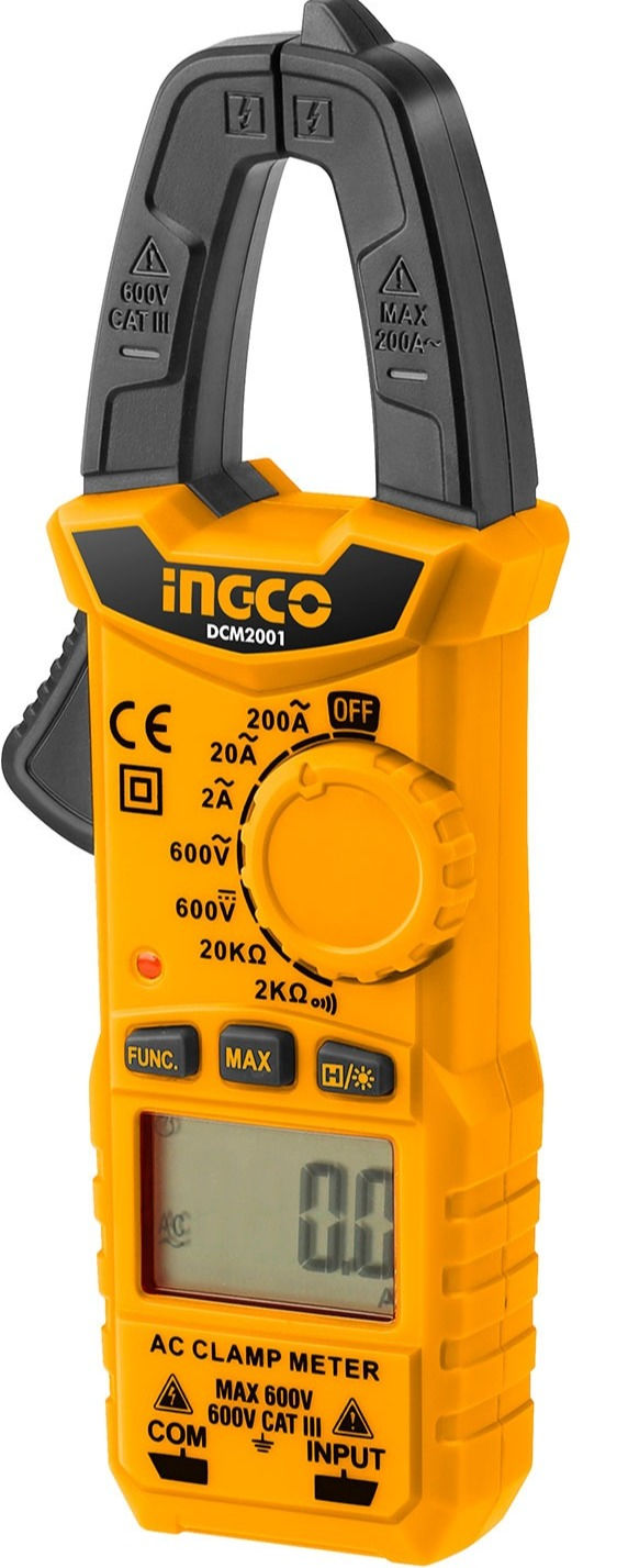 Ingco Digital AC Clamp Meter (DCM2001) | Viborg Trading