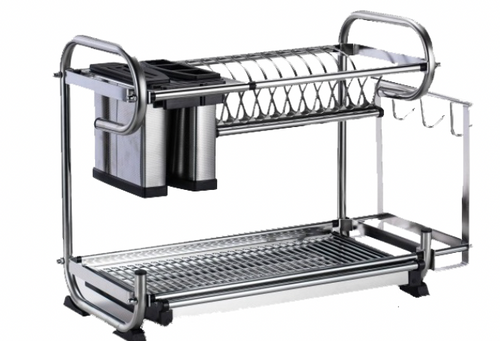Showy Stainless Steel Table Top Dish Rack (7080-500) | Viborg Trading
