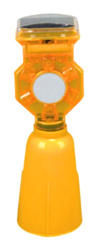 Traffic Cone-Shaped Solar Light | Viborg Trading