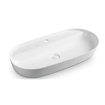 Large Oval Counter-Top Ceramic Basin | kenbathroom
