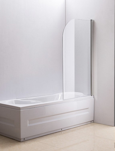 Frameless Single Panel Bath Screen | kenbathroom