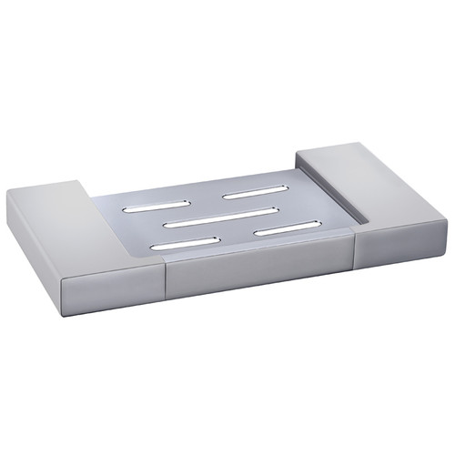 Slimline Square Soap Tray (Chrome) | kenbathroom
