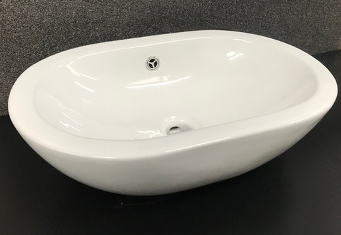 Oval Counter-Top Ceramic Basin | kenbathroom