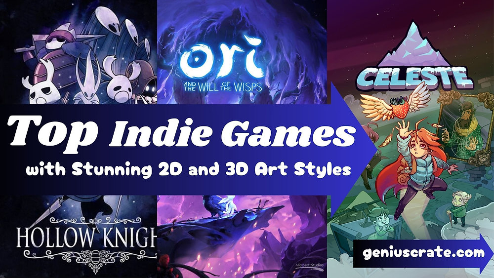 Top Indie Games with Stunning 2D and 3D Art Styles
