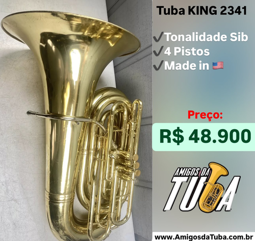 Tuba King 2341 W 4 Pistos | Amigos Da Tuba