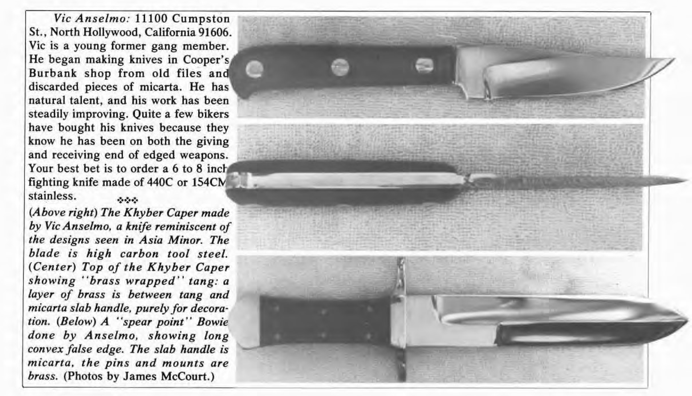 Home of the Beastmaster Sword | Anselmo Knives