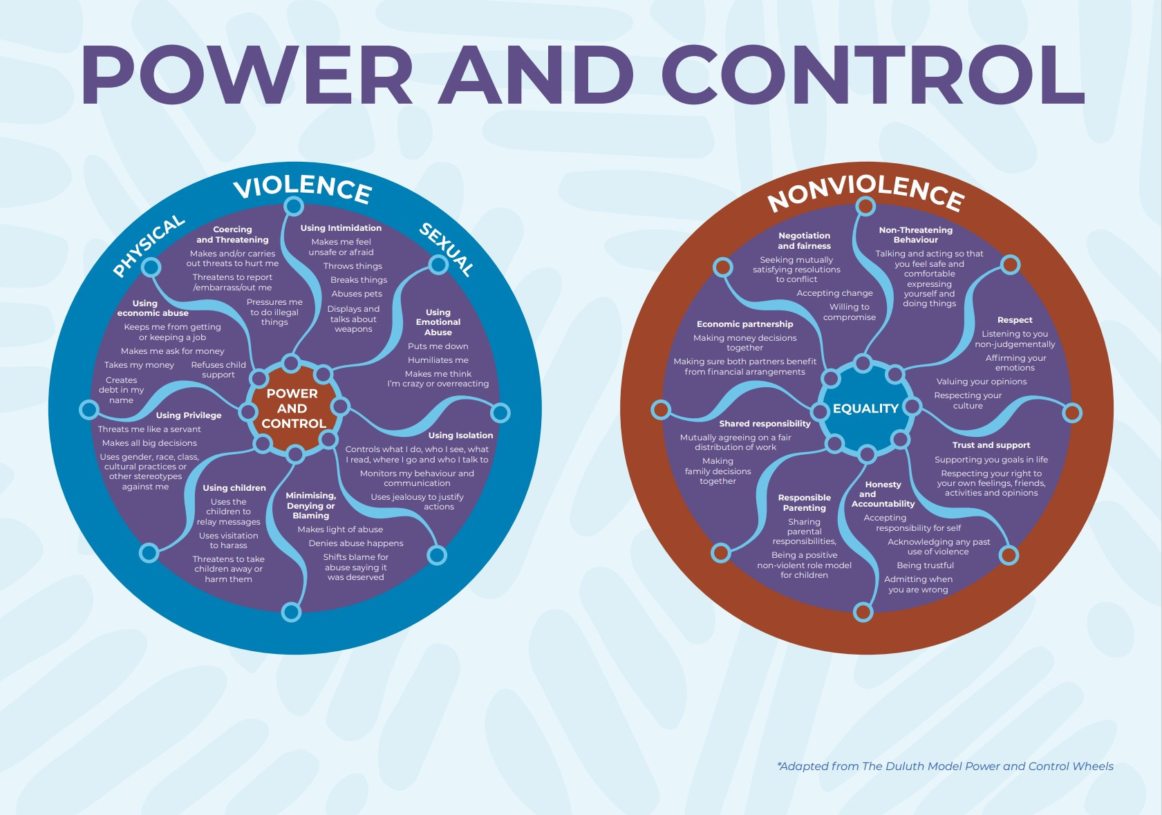 Power and control wheel | EMHAWS.ORG.AU