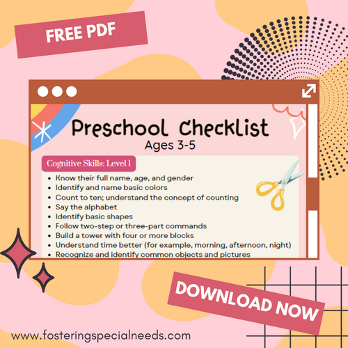 Preschool Checklist (Ages 3-5) | Luna Learning Center