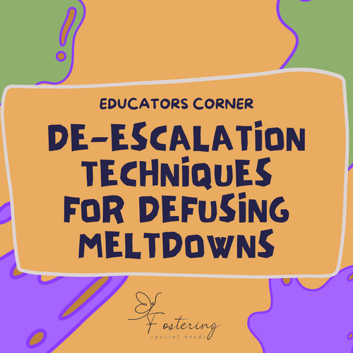 De-escalation Techniques for Defusing Meltdowns | Luna Learning Center