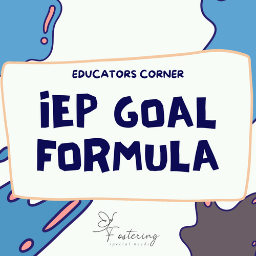 IEP Goal Formula | Luna Learning Center