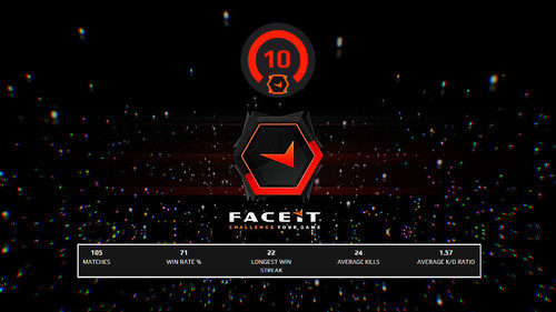Faceit Level 10 Account lvl 10 2000 Elo