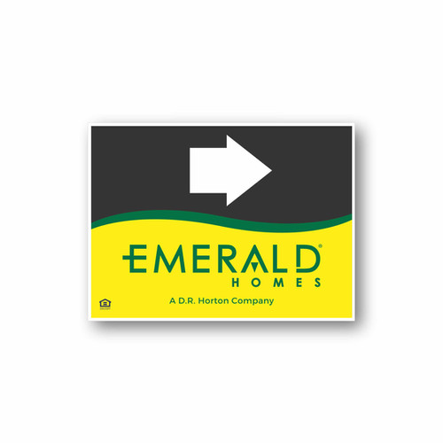 Emerald Directional Sign | Connie’s Signs
