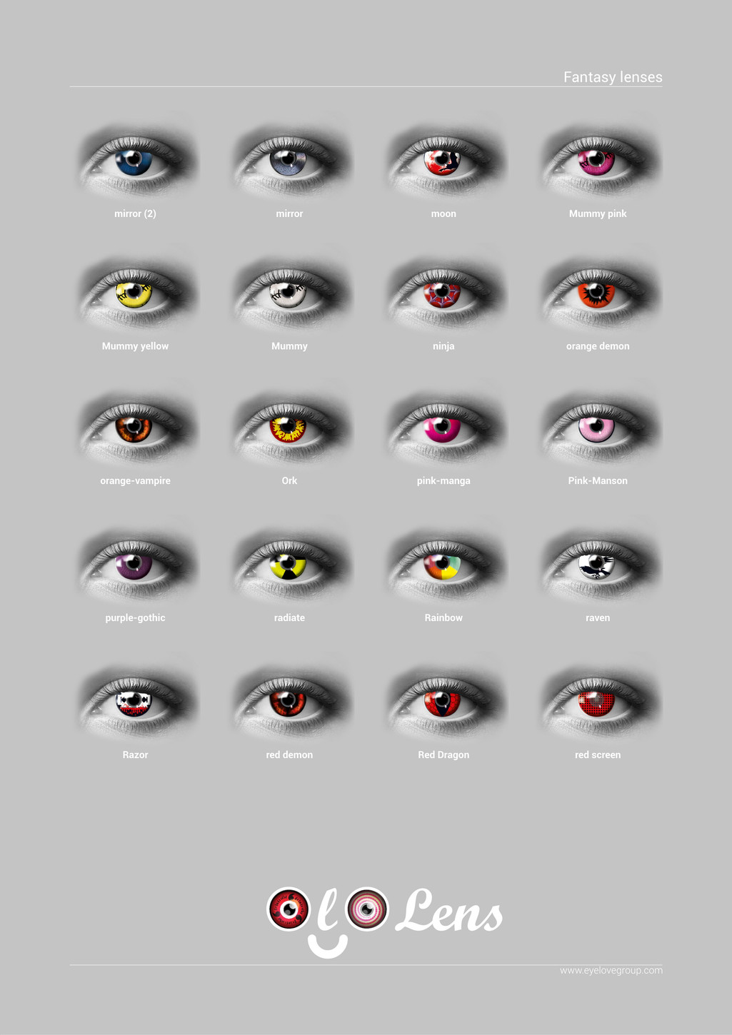 Color chart | Eye Love Korea