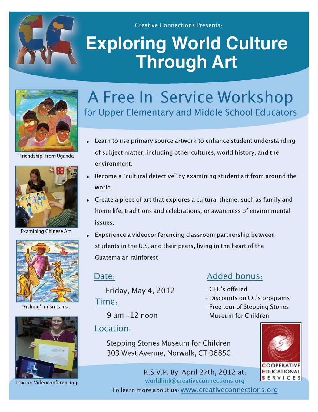 carte invitation workshop - Modèle Carte